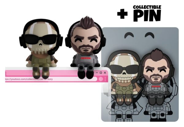 Call of Duty Vinyl Figures Ghost & Soap Monitor Buddiez 7 cm | Official ...